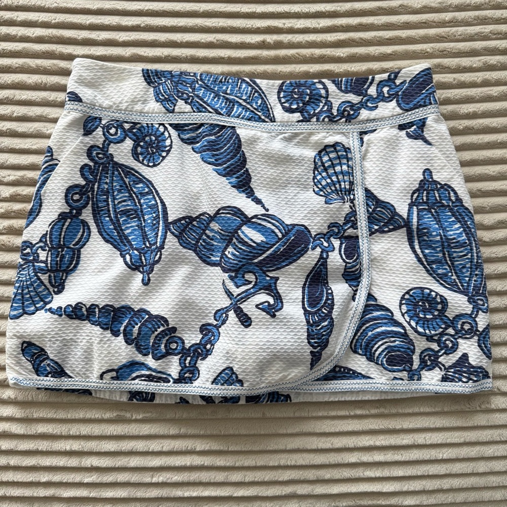 Lilly Pulitzer Jarvey Skort Classic White Fallin In L… - Gem